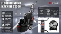 China Xingyi GX Series GX550 Triple-Heads Planetary Grinding Polishing Machine Walk Behind Floor Grinders for sale