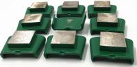 China HTC EZ Change Slide On Square Shaped Diamond Blocks Concrete Terrazzo Floor Grinding Shoes for sale