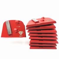 China Lavina Onfloor EDCO Slim-Fit Trapezoid Shaped Double 1/4PCDs Plus Single Diamond Bar Floor Removal Surface Preparation Tools for sale