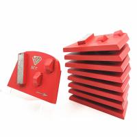 China Lavina Onfloor EDCO Slim-Fit Trapezoid Double Half Round PCDs Plus Single Diamond Bar Concrete Floor Surface Preparation Coating Removal Tools for sale