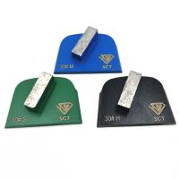 China Lavina Onfloor EDCO Slim Fit Single Rectagular Diamond Bar Trapezoid Grinding Segments For Concrete Terrazzo Floors for sale