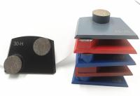 China Lavina Onfloor EDCO Slim Fit Trapezoid Double Round Buttons Diamond Grinding Segments For Concrete Terrazzo Floorings for sale