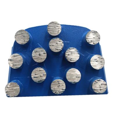 China Lavina Onfloor EDCO Slim Fit Trapezoid 13S Mini Round Buttons Concrete Terrazzo Floor Diamond Grinding Shoes for sale
