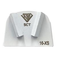 China Lavina Onfloor EDCO Slim Fit Trapezoid Double Peak Diamond Segments Concrete Terrazzo Floor Glues Mastics Removal Cutters for sale