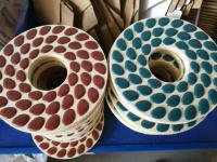 China 7'' 9'' 11'' Lavina Felt Backed Concrete Terrazzo Marble Dry Polishing Pads For Walk Behind Floor Grinders for sale