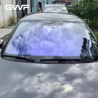 China Photochromic Chameleon Window Tint Film Roll Heat Rejection Blue Purple for sale