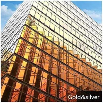 China Titanium Frosted Privacy Window Film Tint Self Adhesive For Architectural for sale
