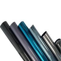China PVC Mirror Window Tint Heat Insulation Heat Reflective Glass Film For Partition for sale