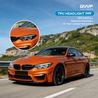 China White to Black Purple Photochromic TPU Headlight Tint Film Wrap 7.5mil Sand Proof for sale