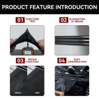 China 190Micron High Gloss Black Self Healing Anti Yellowing Paint Protection Film PPF for Car Body Wrapping for sale