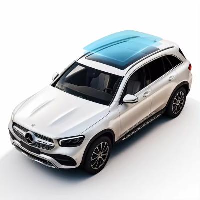 China 7.5MIL Window Car Sunroof Film Protection Wrap Sky Blue Clear Skylight Ice Armor Stretchable TPU for sale