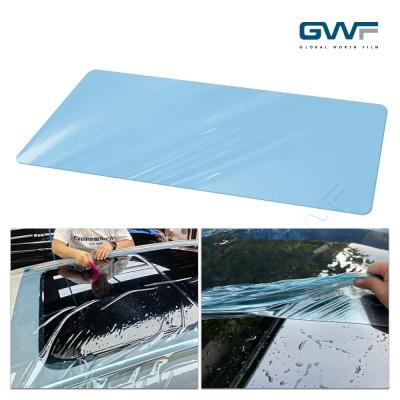 China Sky Blue Panoramic Sunroof Film Self Healing TPU Protective High Transparency Sunroof Film for sale