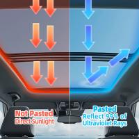 China Starry Car Sunroof Film Panoramic Window Protection Wrap Aging Resistance for sale