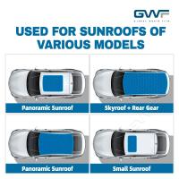China Starry Car Sunroof Film Panoramic Window Protection Wrap Aging Resistance for sale
