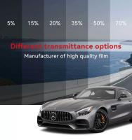 China 2Ply Nano Carbon Window Tint Film 99% UV Protection 5% 30% 70% 80% VLT Ceramic Car Tint Film for sale