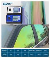China 80% Vlt Sunset Green Red Chameleon Window Tint Car Windshield Color Change for sale