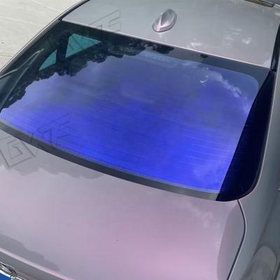 China Anti-Scratch 20%/60%/80%/85% VLT Chameleon Tint UV Proof PET Vinyl Color Changing Car Window Film Blue Purple Red for sale