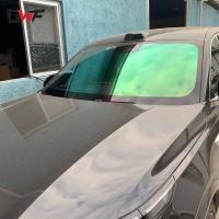 China 80% Vlt Sunset Green Red Chameleon Window Tint Car Windshield Color Change for sale