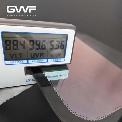 China Manufacturer 81%VLT Anti Glare Protect Privacy Sunset Orange Chameleon Tint Magic Piece for Windscreen for sale