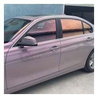China GWF Sunset Red Chameleon Window Tint Film 80% Nano Ceramic Solar Colored Light Blue Purple for sale