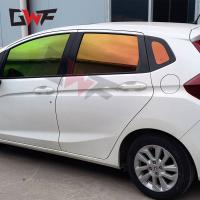 China 80% Vlt Sunset Green Red Chameleon Window Tint Car Windshield Color Change for sale