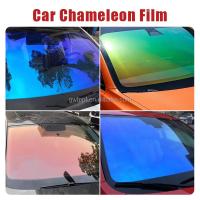 China 75%VLT Ultravision Chameleon Window Tint Film Tint Rose Red ODM for sale