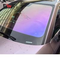 China Blue Purple Colorful Chameleon Window Tint Film Windshield 70% Vlt OEM for sale