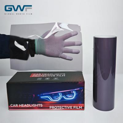 China More Than 5 Years Warranty 30*15cm Light Gray TPH Car Headlight Tint Film for sale