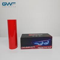 China High Quality Red TPH Headlight Film Anti-Scratch Heat Repair High Clear Protection Film Car Lamps 30cm*15cm for sale