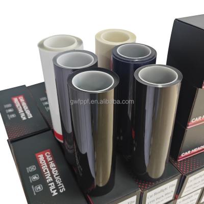 China Photochromic Headlight Tint Film White Purple Black Auto Decoration PPF ODM for sale