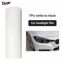 China White to Black Purple Photochromic TPU Headlight Tint Film Wrap 7.5mil Sand Proof for sale