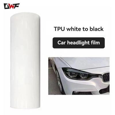 China Self Healing Photochromic Headlight PPF Film TPU Tint High Definition Tranparent To Black for sale