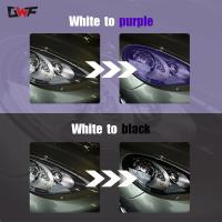 China TPU Car Headlight Protection Film Black Gray Smoke Color Car Photochromic Light tint for sale