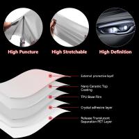 China 30cm 60cm Car Headlight Tint Film Automobile Headlamp Protective TPU Films for sale