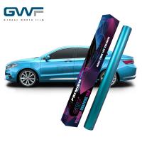 China GWF Starlight Grey Phantom Car Color Wrap TPU PPF Body Sticker Glossy Purple Air Bubble Free Car TPU PPF Film for sale