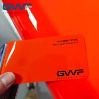 China TPU Crystal Orange Red 10 Year Warranty Self Healing Colored Paint protection Film Car Wrap Vinyl Full Body Cover for sale