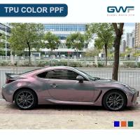 China Wholesale Gloss Ppf Tpu Self Healing Starry Sky Gravish Phantom Car Vinyl Color Changing Ppf Car Wrapping Film Roll for sale