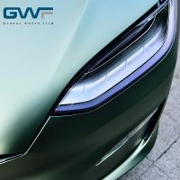 China GWFILM TPU Colored PPF Matte Fantasy Grayish Green Auto Paint protection Film 7.5mil Anti Scratch PPF for sale