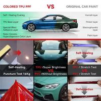 China Ceramic Coating Glossy Matte Colorful PPF Film Paint Protection Film Anti Scratch Roll For Cars for sale