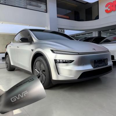 China GWFFILM Matte Alexander Silver PPF Ultra Satin Anti Scratches Protect 7.5 Mil Car Wrap Color Changing Stickers for sale