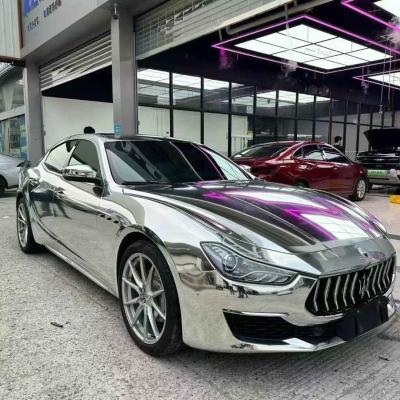 China GWFFILM Glossy Metallic Chrome Stain Metallic Car Paint Protection Film Self Adhesive Foil Auto Wraps Stickers Color PPF for sale