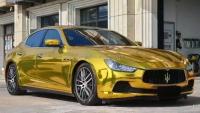 China GWFFILM Glossy Metallic Chrome Stain Metallic Car Paint Protection Film Self Adhesive Foil Auto Wraps Stickers Color PPF for sale