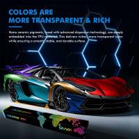 China GWFFILM Glossy Metallic Chrome Stain Metallic Car Paint Protection Film Self Adhesive Foil Auto Wraps Stickers Color PPF for sale