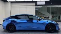 China GWFFILM Glossy Metallic Chrome Stain Metallic Car Paint Protection Film Self Adhesive Foil Auto Wraps Stickers Color PPF for sale
