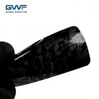 China Forged Car Protection TPU Color PPF Carbon Fiber Film Orange Red Black Blue Silver Yellow Self Adhesive Foil for sale
