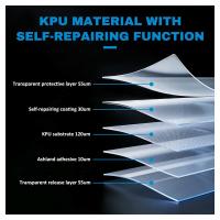 China GWF Hydrophobic Windshield Uv Protection Film Nano Ceramic  KPU PPF Clear Bra 6.5mil for sale