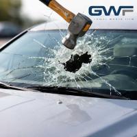 China Anti Crash Gloss Clear Security Windshield Protection Film KPU Glass Shield Tint for sale