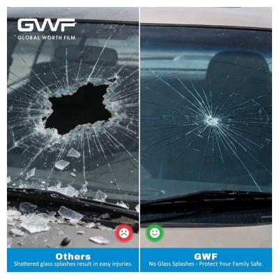 China Bulk Clear Explosion Proof Windshield Protection Film Tint KPU Anti Scratch Anti Glare for sale