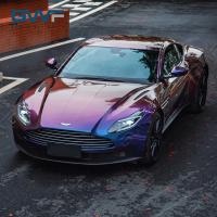 China Phantom Spectrum Blue Full Body Car Wrap Vinyl Satin Pearlescent Stickers Films for sale