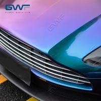 China Phantom Spectrum Blue Full Body Car Wrap Vinyl Satin Pearlescent Stickers Films for sale